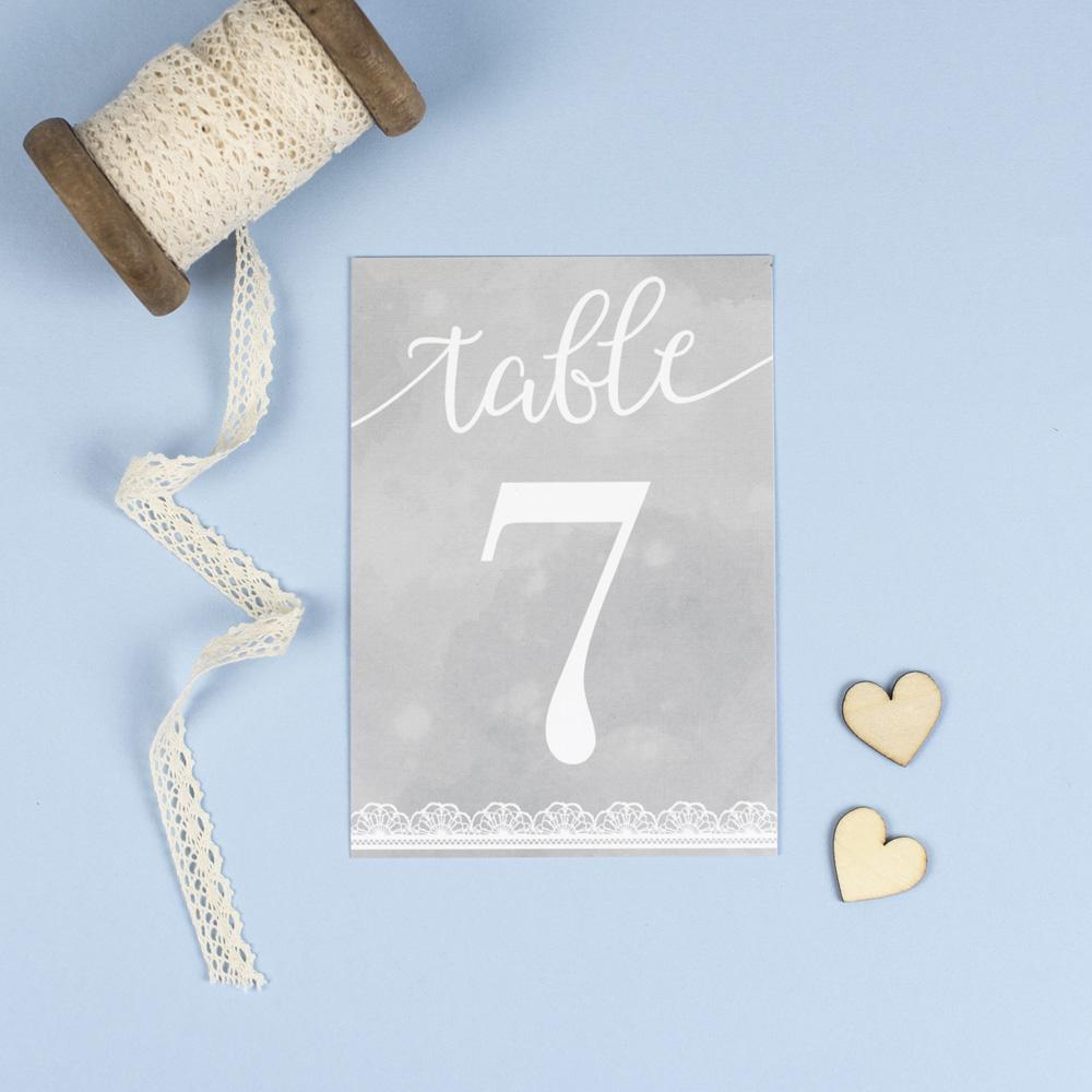 Table Name and Numbers - Wedding Collections– EivisSa Kind Designs